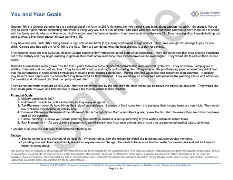 What Exactly Does A Comprehensive Financial Plan Look Like? - Military ...